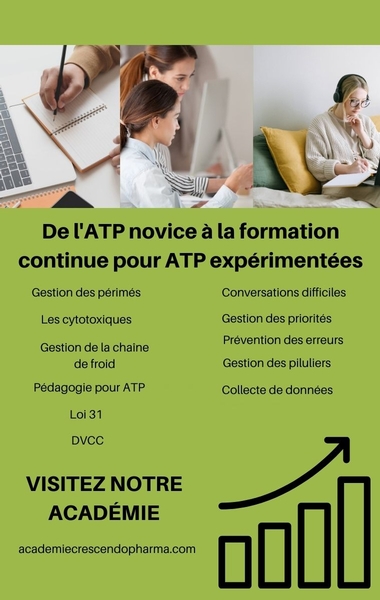 Formation des ATP | Crescendo Pharma